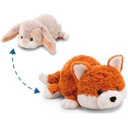 Kuscheltier Nici "Twistimals, Hase & Fuchs, 25 cm", orange, Pl&uuml;schfiguren, KinderB:14cm H:12cm L:25cm, Kuscheltier, mit Wendefunktion 2in1, B:14cm H:12cm L:25cm