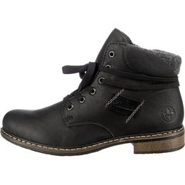 Rieker Schn&uuml;rstiefelette Damen Gr&ouml;&szlig;e 37 schwarz Winterschuhe
