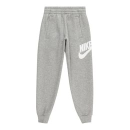 Nike Sportswear Hose 'Club Fleece' Jungen Gr&ouml;&szlig;e 147/158 graumeliert / wei&szlig;
