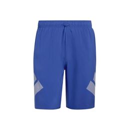 adidas Sportswear Boardshorts 'Big Bars' Herren Gr&ouml;&szlig;e L blau / wei&szlig;