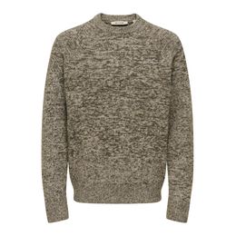 Only & Sons Only & Sons Pullover 'ONSBERNO' Herren Gr&ouml;&szlig;e M graumeliert
