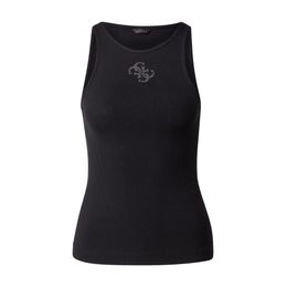 Guess Top 'Guendalina' Damen Gr&ouml;&szlig;e XL schwarz / silber