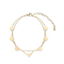 Hey Happiness Armband 'Romance' Damen Gr&ouml;&szlig;e 15 cm gold