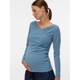 MAMALICIOUS Umstand Shirt Damen Gr&ouml;&szlig;e XL himmelblau