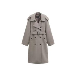 Mango Between-Seasons Coat female Grey size M