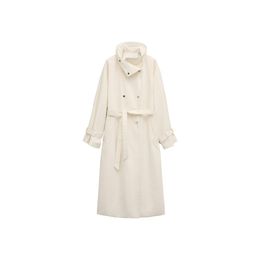 Mango Between-Seasons Coat 'Ramos' female White size M