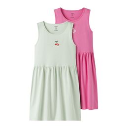 name it Kleid 'NKFVICTORIA' M&auml;dchen Gr&ouml;&szlig;e 140 mint / pink