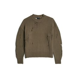 G-Star Raw G-star Sweater 'Drop Needle Loose Knit Pullover' female Brown size XXXS