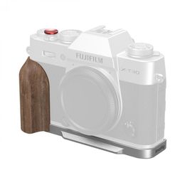 SmallRig 5667 L Plate with Wooden Handle Fuji X-T30 I/II/III silber