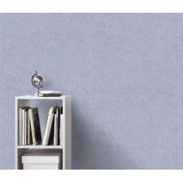 Vliestapete Erismann "Vliestapete SAVANNA", blau (blau2), B:0,53m H:0,09m L:10,05m, Vlies, Tapeten, Phthalate frei