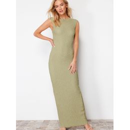 Trendyol Kleid Damen Gr&ouml;&szlig;e 40 pastellgr&uuml;n Winterkleid