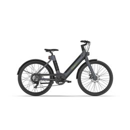 E-Bike SACHSENRAD "SachsenRAD xBird Urban E-City-Bike C6F Connect" Gr. 55, dunkelgrau, Elektrofahrr&auml;der, 55cm, 26 Zoll (66,04cm)