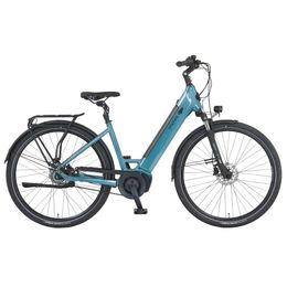 E-Bike Prophete "Geniesser 5.0" Gr. 46, blau, schwarz, Elektrofahrr&auml;der, 46cm, 28 Zoll (71,12cm)