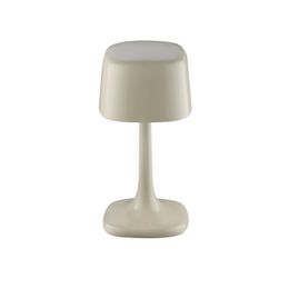 APS LED Tischleuchte "SOHO, inkl. Fernbedienung und Ladestation", glossy cashmere, 1, &Oslash; 10,5cm H: 21,5cm, 1 Stk., Leuchten, Akku-Tischleuchte mit Fernbedienung, Ladestation & dimmbarem LED-Licht, LED Tischleuchte
