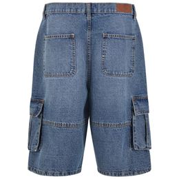 Urban Classics Relaxed Denim Cargo Shorts ' ' Herren Gr&ouml;&szlig;e 60 dunkelblau