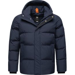 Steppjacke Ragwear "Walby", Herren, Gr. XXL (56), blau (navy), Obermaterial: 100% Polyester; Futter: 100% Polyester; Wattierung: 100% Polyester, gerade h&uuml;ftbedeckend, hoch geschlossener Ausschnitt, &Auml;rmel ohne &Auml;rmelschlitz Rippstrickb&uuml;ndchen, Jacken Steppjacke, Gesteppte Herren Outdoorjacke wasserdicht mit Kapuze