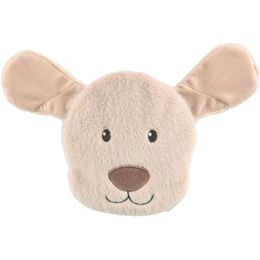 W&auml;rmekissen Sterntaler "Hund Lucky", grau (graubeige), W&auml;rmekissen, KinderB:16cm H:4cm L:17cm, Polyester, B:16cm H:4cm L:17cm