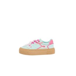 Lipsy Sneaker M&auml;dchen Gr&ouml;&szlig;e 29 himmelblau / pink / wei&szlig;