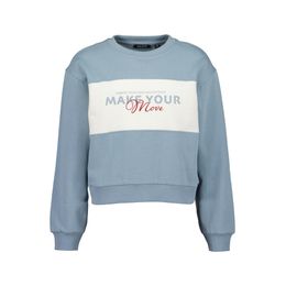 Blue Seven Sweatshirt M&auml;dchen Gr&ouml;&szlig;e 140 opal / rot / wei&szlig;