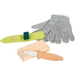 Kreativset Small Foot "Schnitzmesser-Set Discover", bunt, Kreativsets, KinderB:3cm H:1cm T:13cm, Holz, B:3cm H:1cm T:13cm