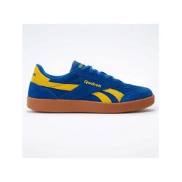 Reebok Leder-Sneakers "Smash Edge" in Blau - 35% | Gr&ouml;&szlig;e 44,5 | Damen-sneakers