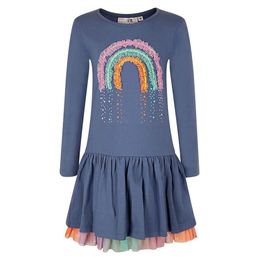 happy girls by Eisend Kleid in Blau - 48% | Gr&ouml;&szlig;e 98 | Baby-kleider-roecke