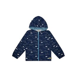 loud + proud Jacke in Dunkelblau/ Wei&szlig; - 50% | Gr&ouml;&szlig;e 146/152 | Kinderjacken