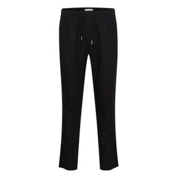 !Solid Leinenhose SOLID "Leinenhose SDTaiz", Herren, Gr. L, N-Gr, schwarz (true schwarz), Obermaterial: 58% Leinen LI. 42% Viskose CV., Hosen