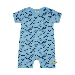 loud + proud Spieler in Hellblau/ Dunkelblau/ Beige - 42% | Gr&ouml;&szlig;e 62/68 | Babyoveralls