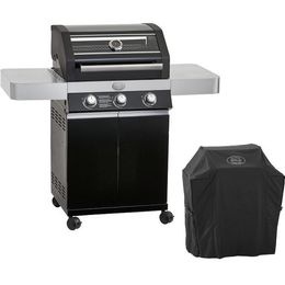 R&ouml;sle R&ouml;sle Gasgrill Videro G3 Pure, Schwarz, Metall, 58x118x127 cm, Deckel mit Sichtfenster, Seitenablage, Temperaturanzeige, herausnehmbare Fettauffangbox, R&auml;dern, 2 gebremsten Warmhalterost, Druckregler, stufenlos regulierbar, Grills & Outdoor-K&uuml;chen, Gasgrills