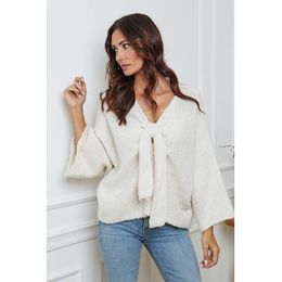 So Cachemire Pullover "Chiwel" in Creme - 60% | Gr&ouml;&szlig;e M | Damen-pullover-cardigans