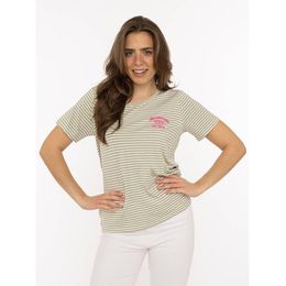 Zwillingsherz Shirt "Zwillingsherz" in Beige - 45% | Gr&ouml;&szlig;e L | Damen-tops