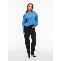 Vila Sweatshirt in Blau - 66% | Gr&ouml;&szlig;e S | Damen-sweatshirts-jacken