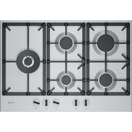 Neff Gas-Kochfeld "T27CIS8N0", edelstahl, B:75cm H:4,5cm T:52cm, Kochfelder