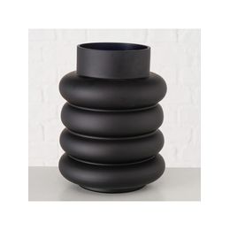 Boltze Vase ''Ribbo'' in Schwarz - (H)20 x &Oslash; 15 cm - 16% | Kerzen-vasen