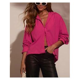 Milan Kiss Hemd in Pink - 58% | Gr&ouml;&szlig;e S | Damen-blusen