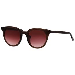Sonnenbrille Tom Tailor "Modell 676005", Damen, braun transparent, leicht transparent, Sonnenbrillen Sonnenbrille, Form Feminin, Logoschriftzug auf B&uuml;gel, Kunststofffassung