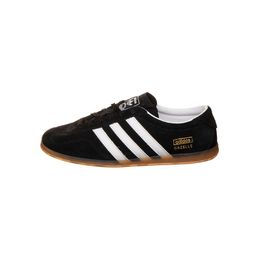 Adidas Leder-Sneakers "Gazelle" in Schwarz - 38% | Gr&ouml;&szlig;e 36 2/3 | Damen-sneakers