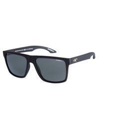 O`Neill Sonnenbrille O'NEILL "Modell 966060", Damen, schwarz, matt, Sonnenbrillen Sonnenbrille, Form Karree/Eckig, Logoschriftzug auf B&uuml;gel, Injectionfassung