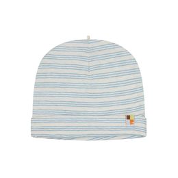 loud + proud Beanie in Wei&szlig;/ Hellblau - 44% | Gr&ouml;&szlig;e 122/128 | Baby-muetzen