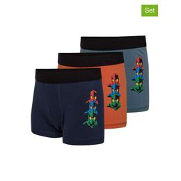 Lego 3er-Set: Boxershorts in Dunkelblau/ Blau/ Orange - 47% | Gr&ouml;&szlig;e 98 | Kinder-waesche