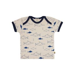 loud + proud Shirt in Creme/ Dunkelblau - 44% | Gr&ouml;&szlig;e 110/116 | Baby-shirts