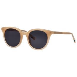 Sonnenbrille Tom Tailor "Modell 676005", Damen, beige, matt, Sonnenbrillen Sonnenbrille, Form Feminin, Logoschriftzug auf B&uuml;gel, Kunststofffassung