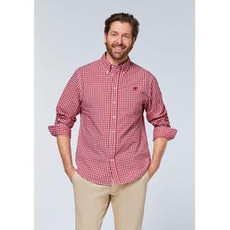 POLO SYLT Hemd - Regular fit - in Rot/ Wei&szlig; - 47% | Gr&ouml;&szlig;e M | Herren-plussize