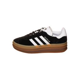 Adidas Leder-Sneakers "Gazelle" in Schwarz - 18% | Gr&ouml;&szlig;e 40 2/3 | Damen-sneakers