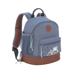 L&auml;ssig L&auml;ssig Rucksack "Adventure" in Blau/ Braun - (B)24,5 x (H)27 x (T)15,5 cm - 17% | Kinder-rucksaecke-taschen