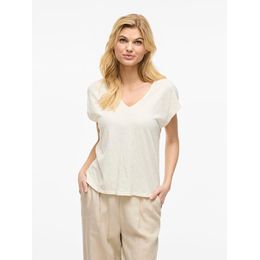 Vila Shirt in Creme - 44% | Gr&ouml;&szlig;e XL | Damen-tops