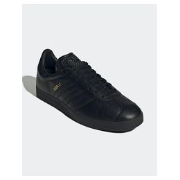 Adidas Leder-Sneakers "Gazelle" in Schwarz - 38% | Gr&ouml;&szlig;e 38,5 | Damen-sneakers