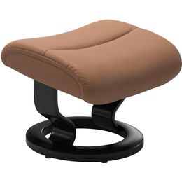 Fu&szlig;hocker stressless "View", braun (latte batick), B:57cm H:40cm T:47cm, Leder BATICK: BATICK ist ein leicht korrigiertes, durchgef&auml;rbtes und genarbtes M&ouml;belleder, bei dem die meisten Unebenheiten und Spuren in der Regel entfernt wurden.;Leder PALOMA: PALOMA ist ein durchgef&auml;rbtes Semianilin-M&ouml;belleder mit nat&uuml;rlicher Narbung.;ROHLEDER Stoff Q2 FARON: Ein fester zuverl&auml;ssiger Boucl&eacute; mit einem stru
