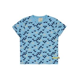 loud + proud Shirt in Hellblau/ Dunkelblau/ Beige - 51% | Gr&ouml;&szlig;e 98/104 | Baby-shirts